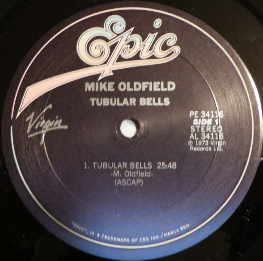 Tubular Bells Polygram LP - Mike Oldfield Worldwide Discography