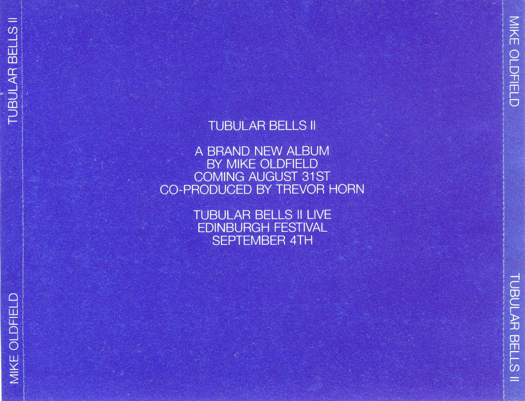 Tubular Bells 2 Wea CD - Mike Oldfield Worldwide Discography